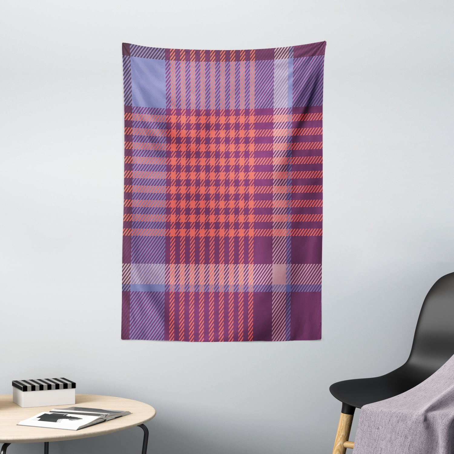 Checkered Tapestry, Retro British Irish Cultural Pattern of Tartan ...