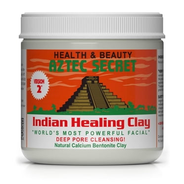 Aztec Secret Healing Clay, 1 lb, Pure Bentonite for Deep Pore Cleansing ...