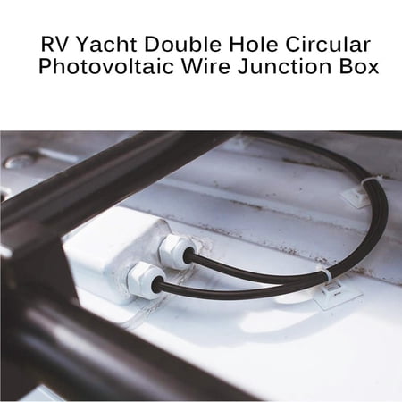 2 Holes Anti-Uv Solar Double Twin Two DIY cable entry Holes Cable Entry ...