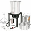 Ktaxon Propane Outdoor Fryer Kit, 30QT Aluminum Frying/Boiling Pot, 4 ...
