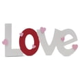 Wood Love Sign Unfinished 18 inches, Pack of 6 Wood Cutout for Love ...