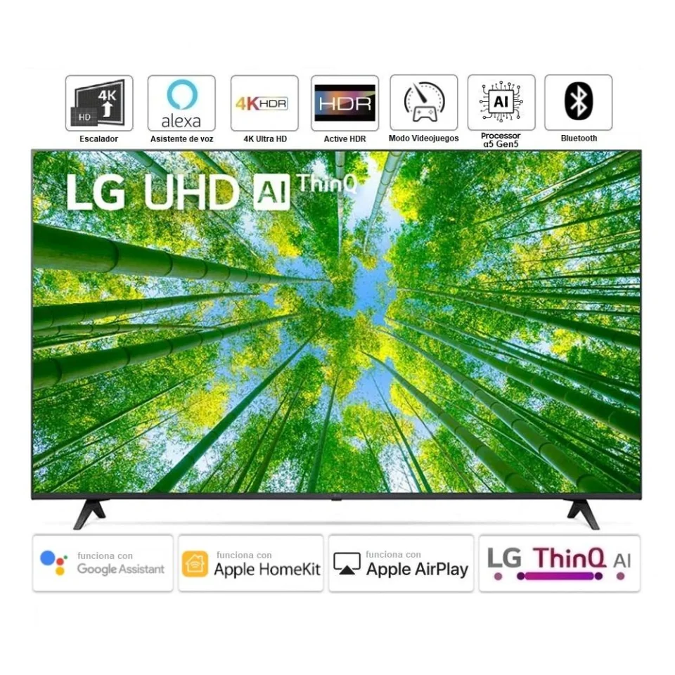 LG Television de 55" Class UQ8000-Series LED Class 4K (2160p) Smart TV ...