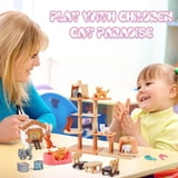Pet Pretend Play Toys,43 PCS Cat Figures Playset Toy,Gift for Kids ...