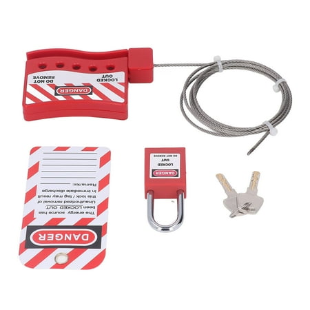 Lockout Tagout Cable Lock, Electrical Lockout Tagout Kit, Padlocks ...
