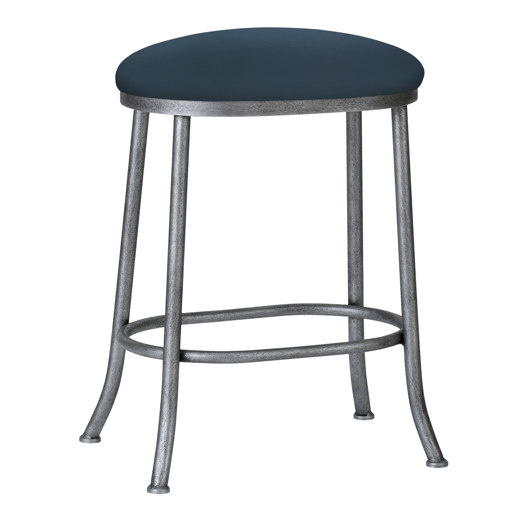 Taylor Gray Doris 26 - inch Counter Height Metal Swivel Backless ...