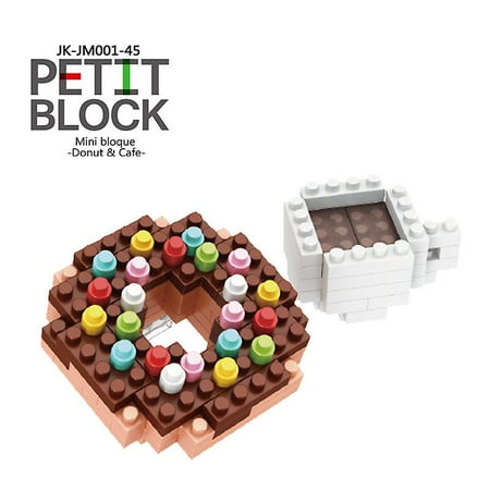 Diy Mini Blocks Fast Food Burger Ice Cream French Fries Diamond Blocks ...