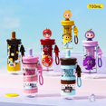 Tritan Tea Infuser Water Bottle with Straw, Large Capacity Heat ...