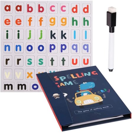 YDHelySee and Spell Learning Toys Magnetic Wooden Matching Letter Game ...