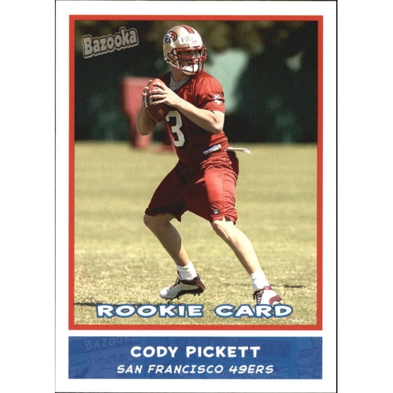 2004 Topps Bazooka #188 Cody Pickett RC NFL Football Trading Card ...
