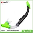 Dolfino Adult Open Mask and Snorkel Set, Black/Yellow, Unisex - Walmart.com