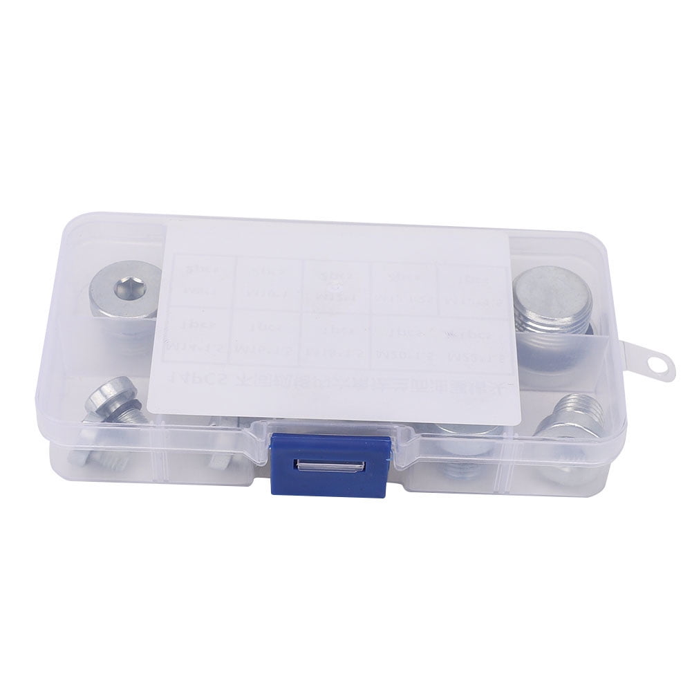 DOACT Hex Socket Drain Nut,Drain Plug,14 Pcs Drain Plug Hex Socket Oil ...