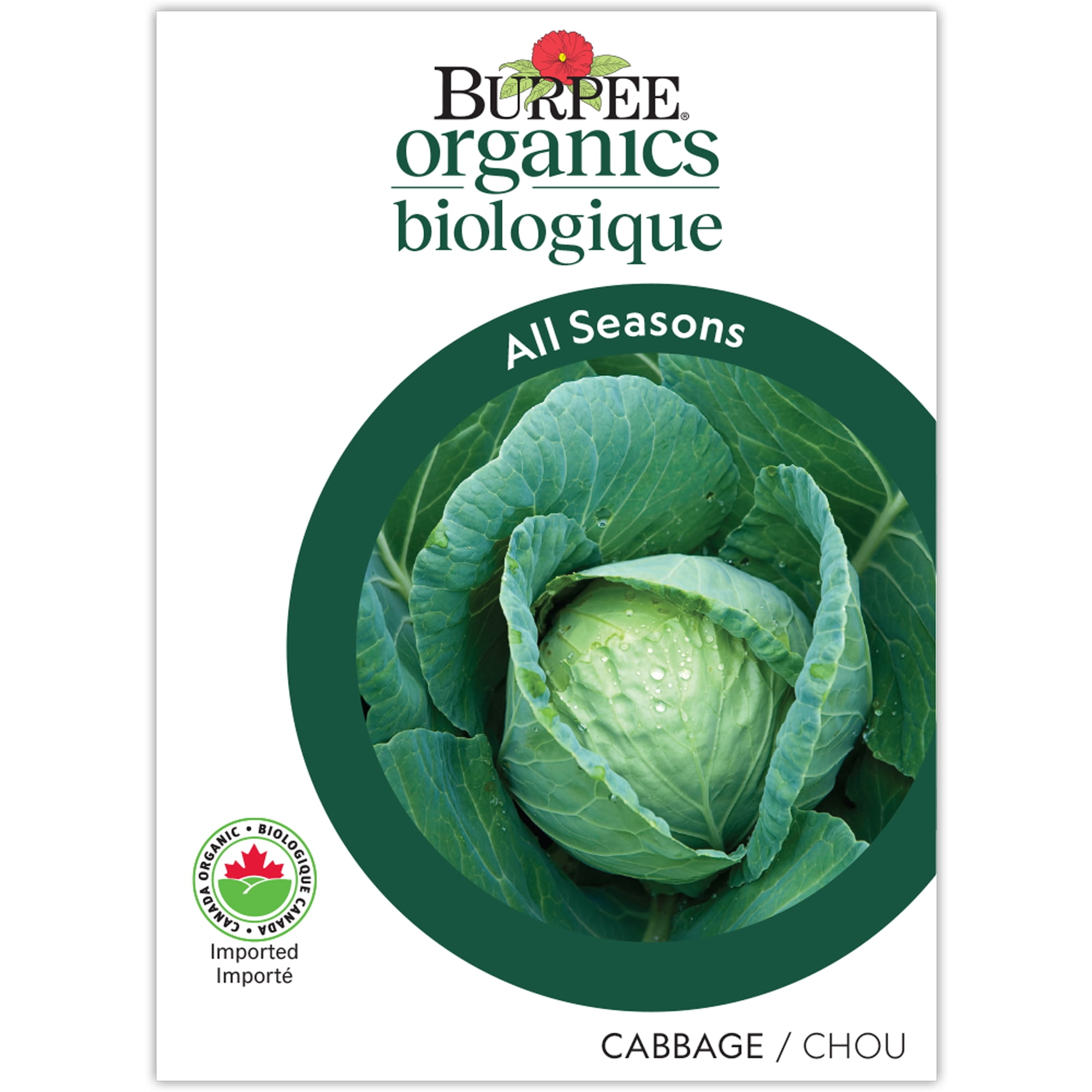 Click here for Burpee Canada Burpee Organic All Seasons Cabbage prices