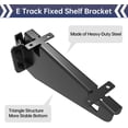 FUGee-E Track Fixed Shelf Brackets,Heavy Duty Metal DIY E-Track ...