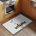 Cute Goose 2'x3' Rug for Entryway Front Door Kitchen Sink Area, Welcome ...