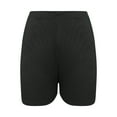 Qatainlav Short Leggings For Women Ribbed Knit High Waisted Biker Shorts 2024 Summer Casual