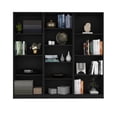 74" Wide Bookcase Set | Store and Display in Multiple Rooms | Durable ...