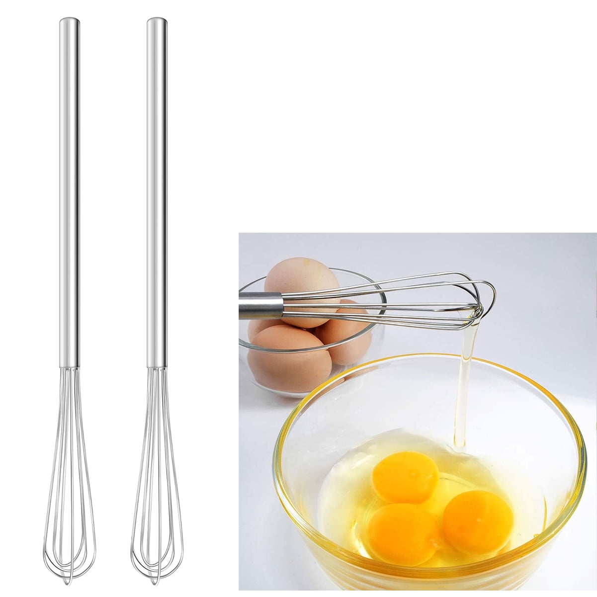 Click here for Zdwqfa 2 Pack Mini Slim Whisks  10 Inch Stainless... prices