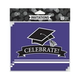School Spirit Purple Invitations, 25pk - Walmart.com