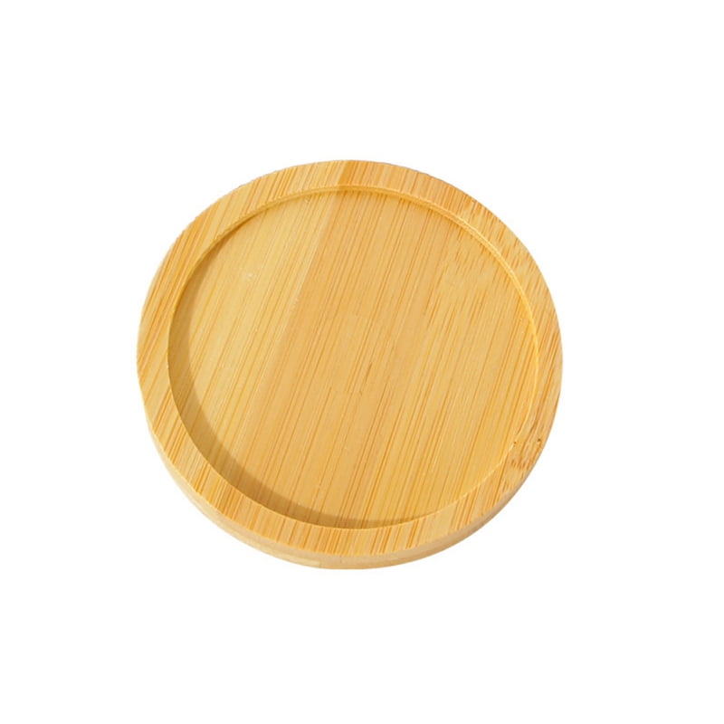 Platters Pot coaster plate made of wood Home & Living Trays & Platters ...