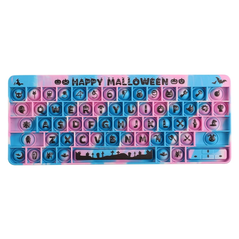 Multitrust Bubble Keyboard Toy with Letter Finger Sensory Stress ...