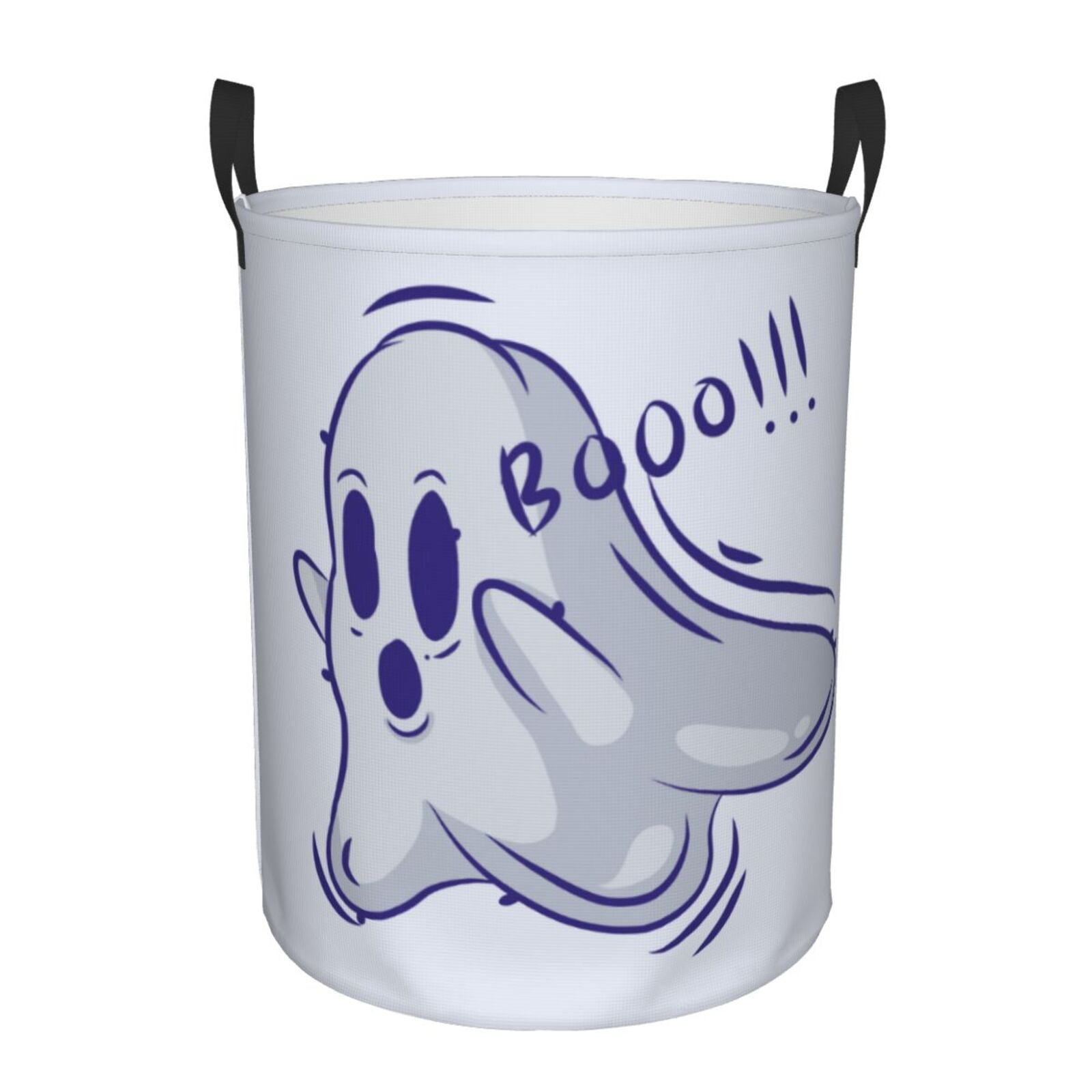 LNWH Laundry Basket, Cartoon Cute Ghost Pattern Foldable Laundry Hamper ...