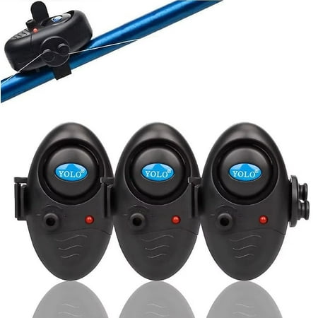 Tatum88 Fishing Rod Bite Alarm Sensitive Electronic Detector Sounder ...