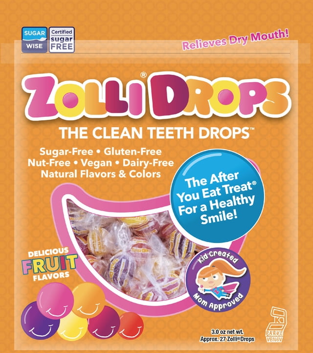 Zollipops Zolli Drops Fruit Sugar-Free, Vegan, KETO, Diabetic & Allergy ...
