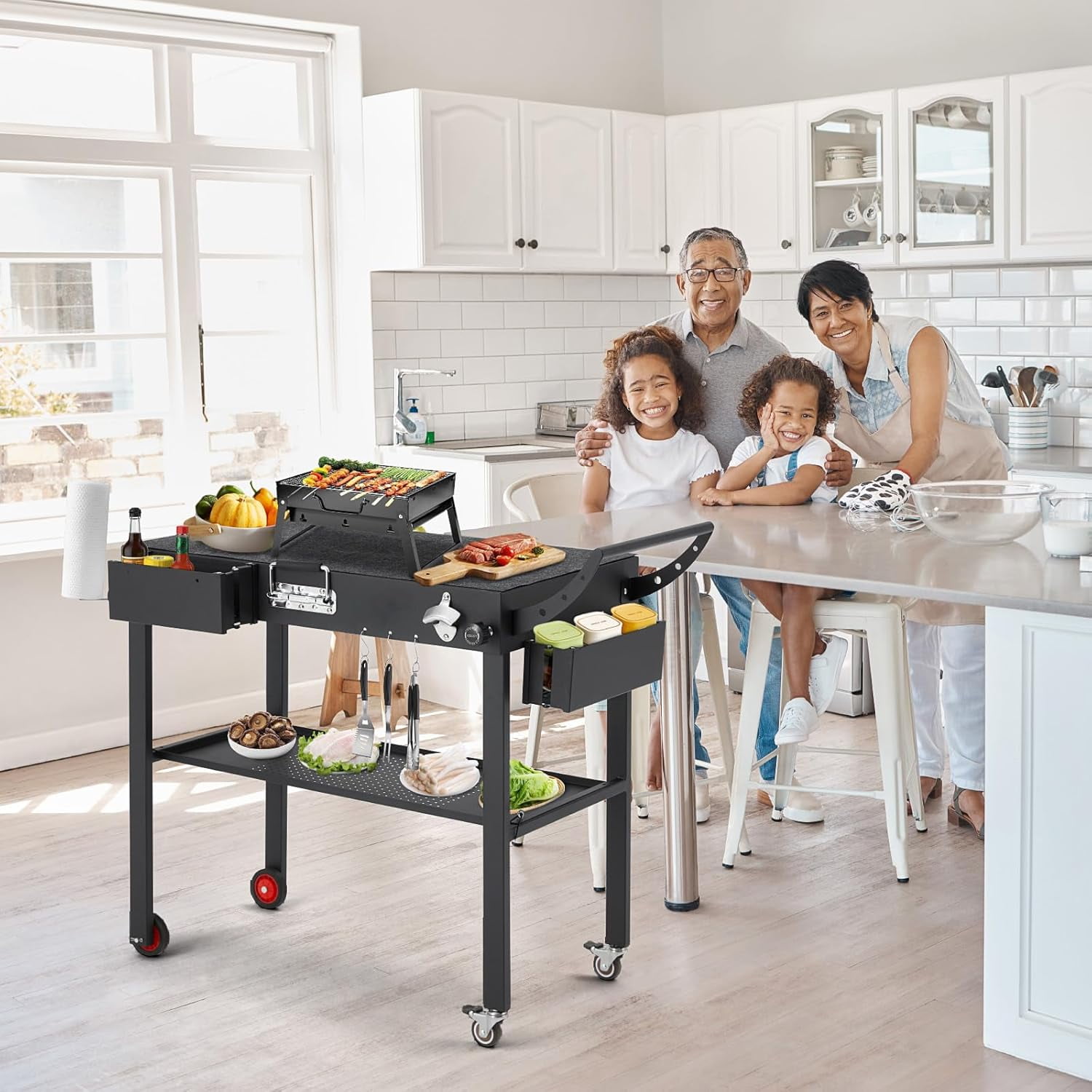 Click here for Aecojoy Grill Cart For Outdoor Griddles  Portable... prices