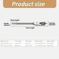 Expandable Flat Wood Drill Bit Set, Adjustable Spade Cutter for ...