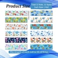 12 Rolls Sea Animals Theme Adhesive Paper Tapes Decorative Sticker Roll ...