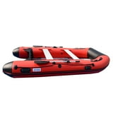 BRIS 12 Ft. Adults Heavy-Duty Inflatable Dinghy Raft with Water Oars ...