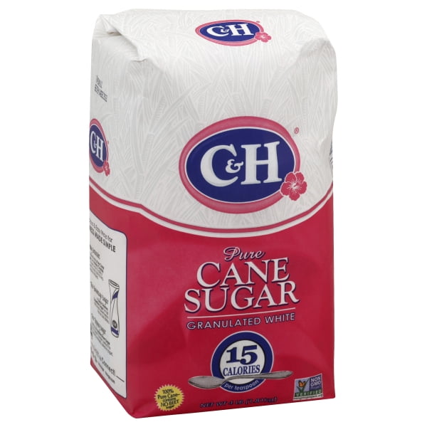C&H Premium Pure Cane Granulated Sugar, 4 lb - Walmart.com - Walmart.com