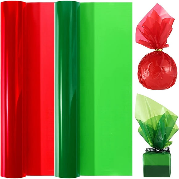Red Cellophane Wrap