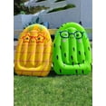 1pc Inflatable Fruit Floating Row, Cute Cartoon Surfboard with Handle ...