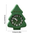 Christmas Tree Alarm Clock, Silent Scan Digital Desk Clock with ...
