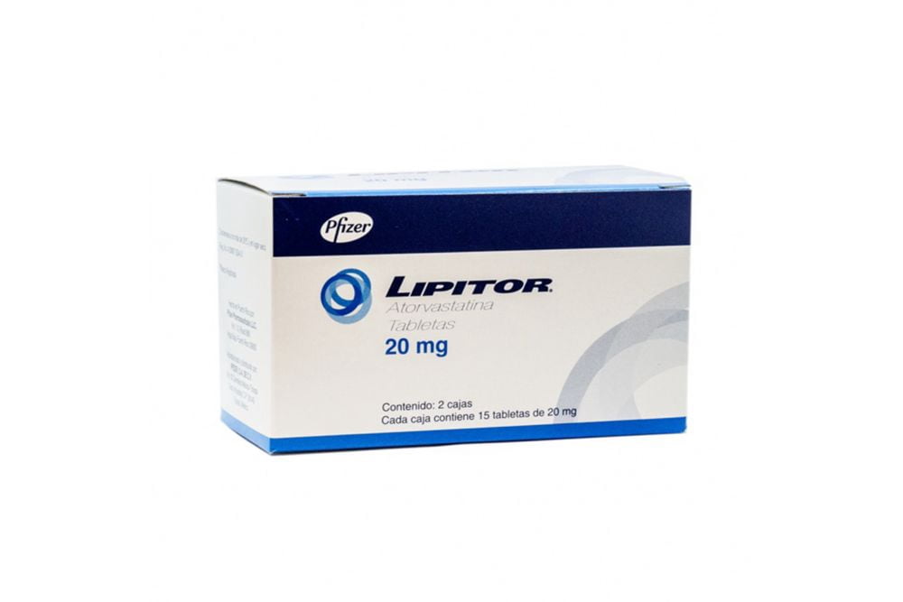 Lipitor 20 mg 2 cajas con 15 tabletas c/u | Walmart en línea