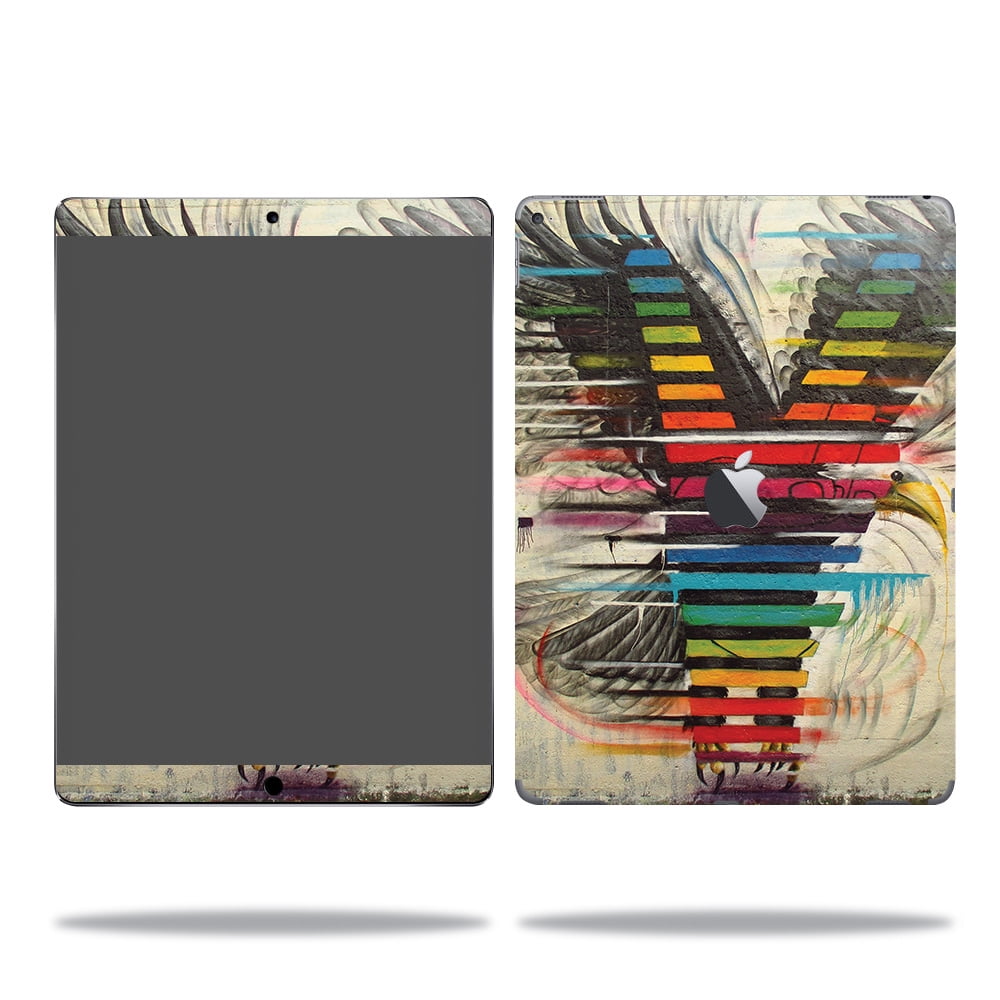Skin Decal Wrap Compatible With Apple iPad Pro Rainbow Eagle - Walmart.com