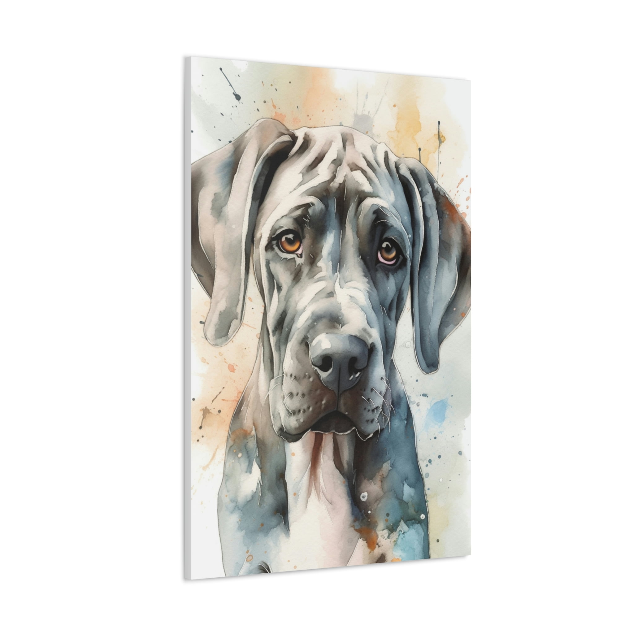 Watercolor Great Dane Painting 4 - Nursery Collection - Bedtime Stories ...