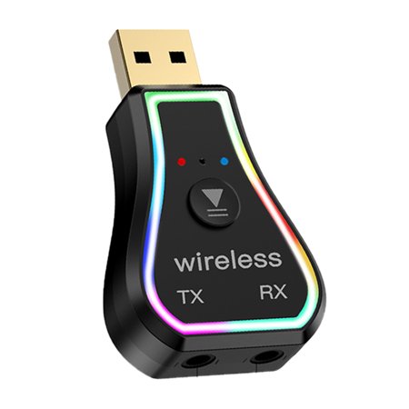 USB Wireless TV RGB Light Transmitter Receiver Multifunction Bluetooth ...