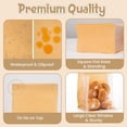 Bread and Cookie Bags with Seal, 50 Pack 11 x 5.1 x 3.9 Inches Bakery ...