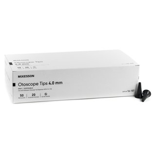 McKesson Otoscope Tips, Medical-Grade Disposable Plastic, 4 mm, 1000 ...