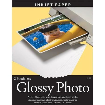 Strathmore ST59-632 8.5 in. x 11 in. Glossy Inkjet Paper - Walmart.ca