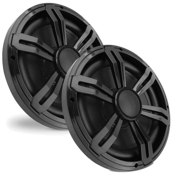 Pyle Single Series Vented Subwoofer - 8'' 4 Layer Dual Voice Coil - Rear Vented Design with ...