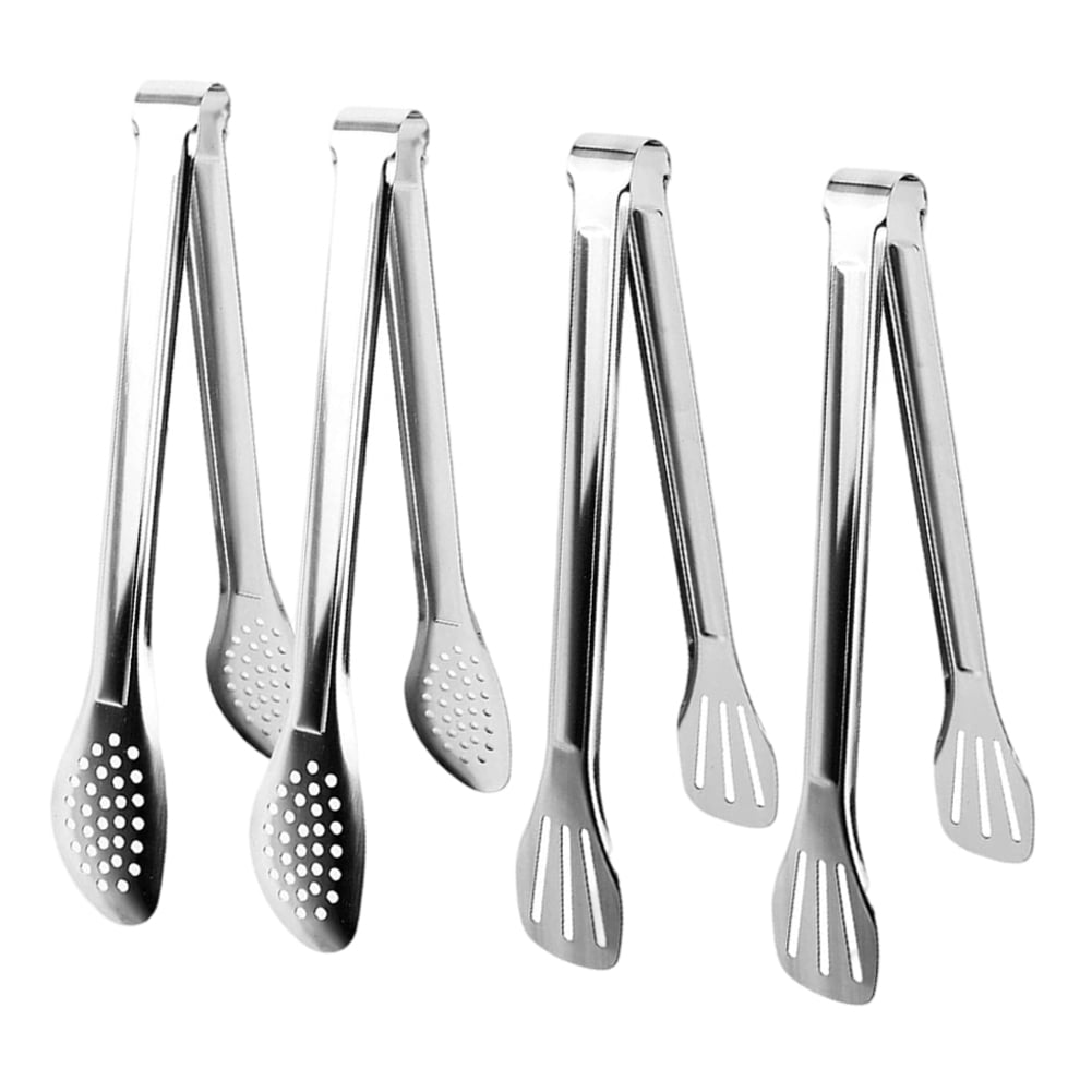 Kitchen Tongs Set, Stainless Steel Serving Tongs, Buffet Tongs 9Inch ...