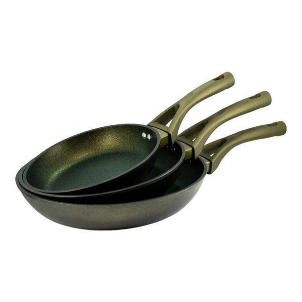 Sartenes Alaska Verde Militar Metálico 4.5mm 20, 24, 28 CM ALFA NETWORK ...