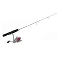 Shakespeare Lady Glacier Ice Fishing Rod and Spinning Reel Combo ...