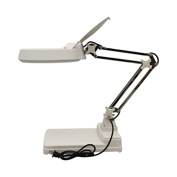 INTBUYING Benchtop Magnifier Lamp Amplification Light Magnifying Glass ...