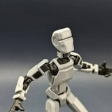 3D Printed Puppet,7 Movable Doll Heads, 3D Printed Titan Robot Head ...