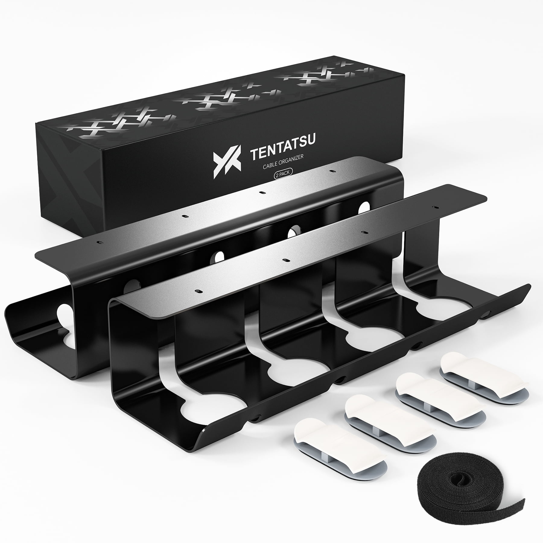 Buy Tentatsu Cable Duct Desk - Black Online Australia | Ubuy
