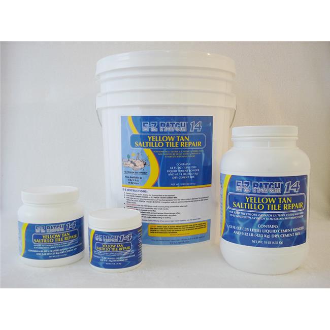 E-Z Patch 50 lbs Yellow-Tan Saltillo Tile Repair - Walmart.com